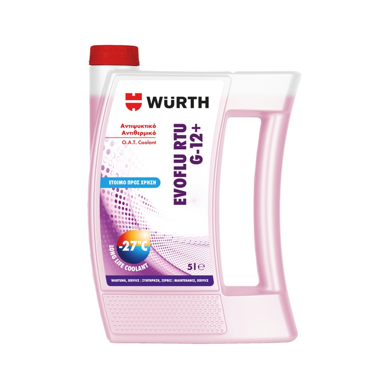 Αντιψυκτικό υγρό evoflu rtu-27 G12+5lt 5861027005 WURTH - doudoudis.gr